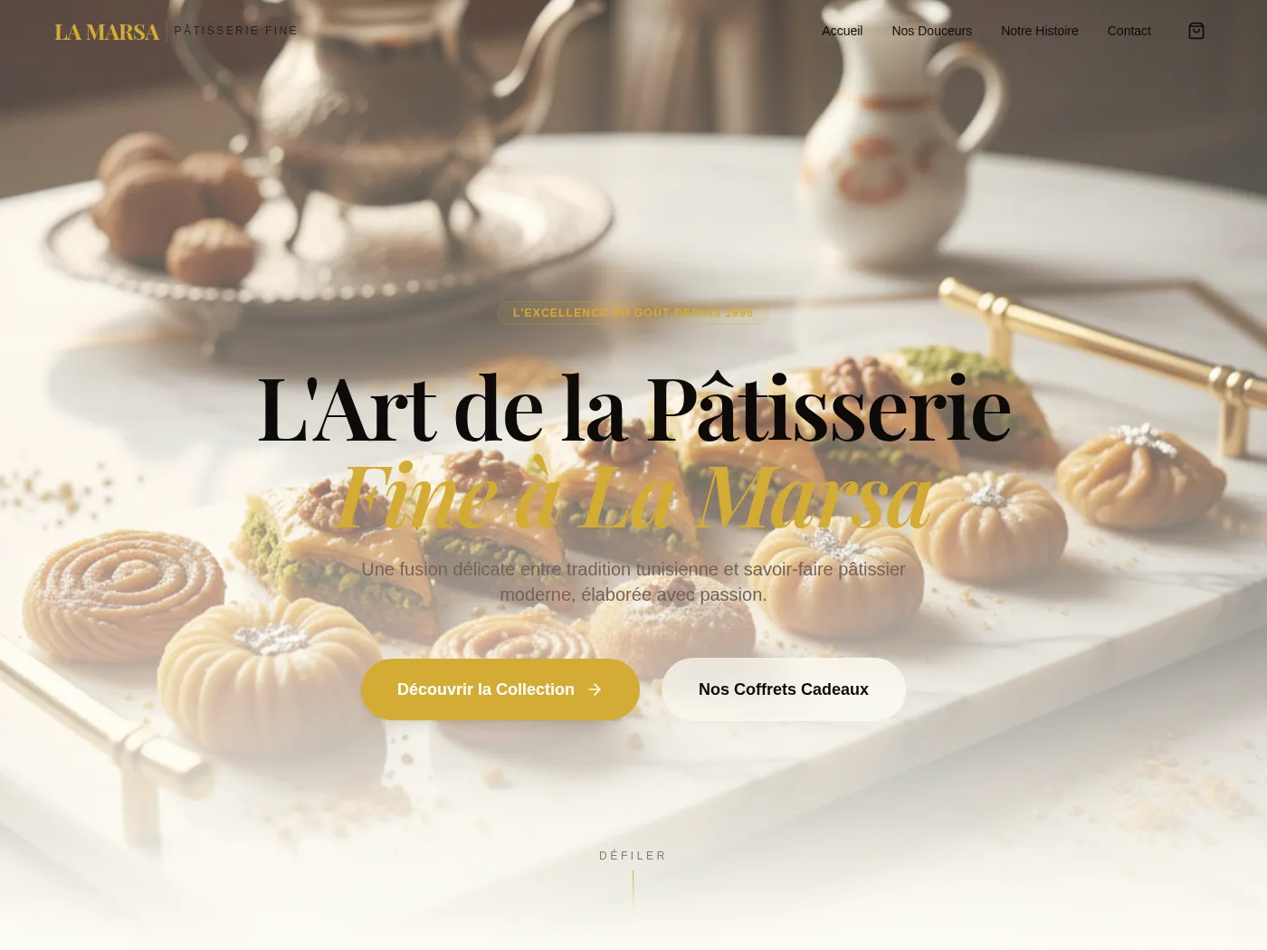 La Marsa Patisserie Site