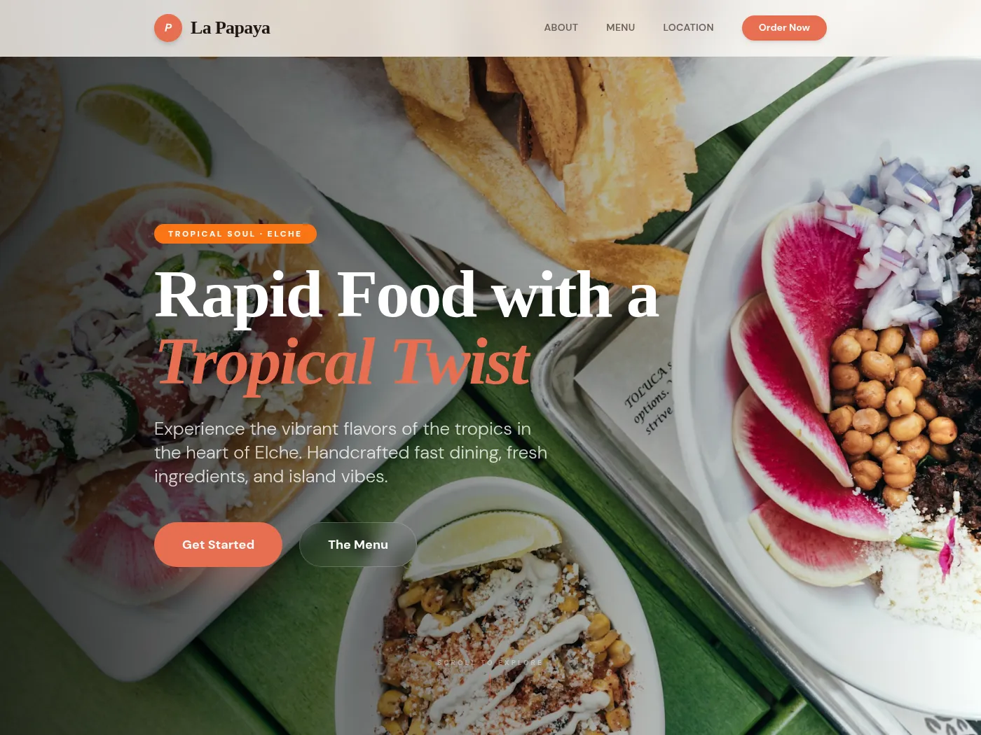 La Papaya Restaurant Site