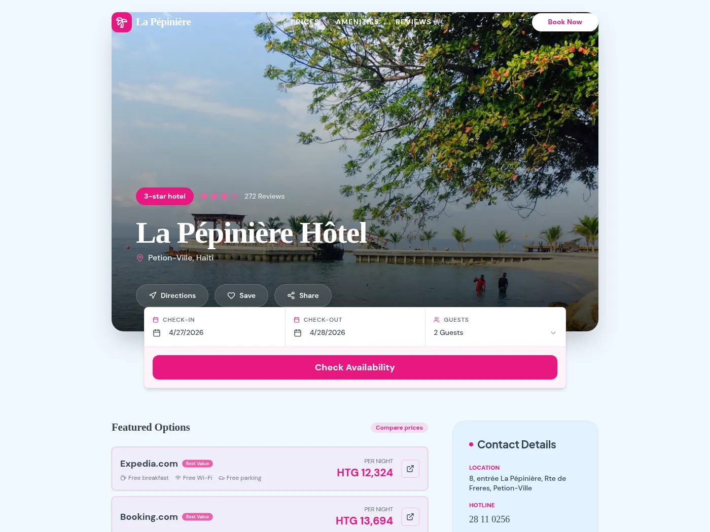 La Pépinière Booking Hub