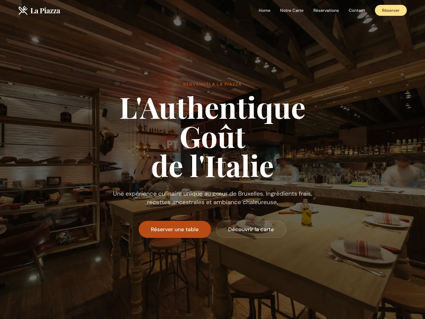 La Piazza Web Presence