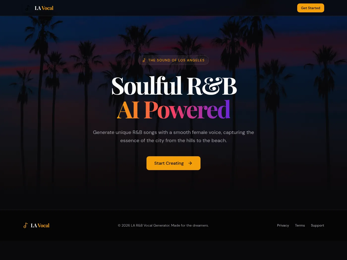 LA R&B Vocal Generator