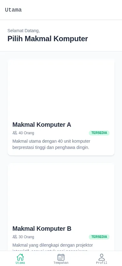 Lab Reserve App