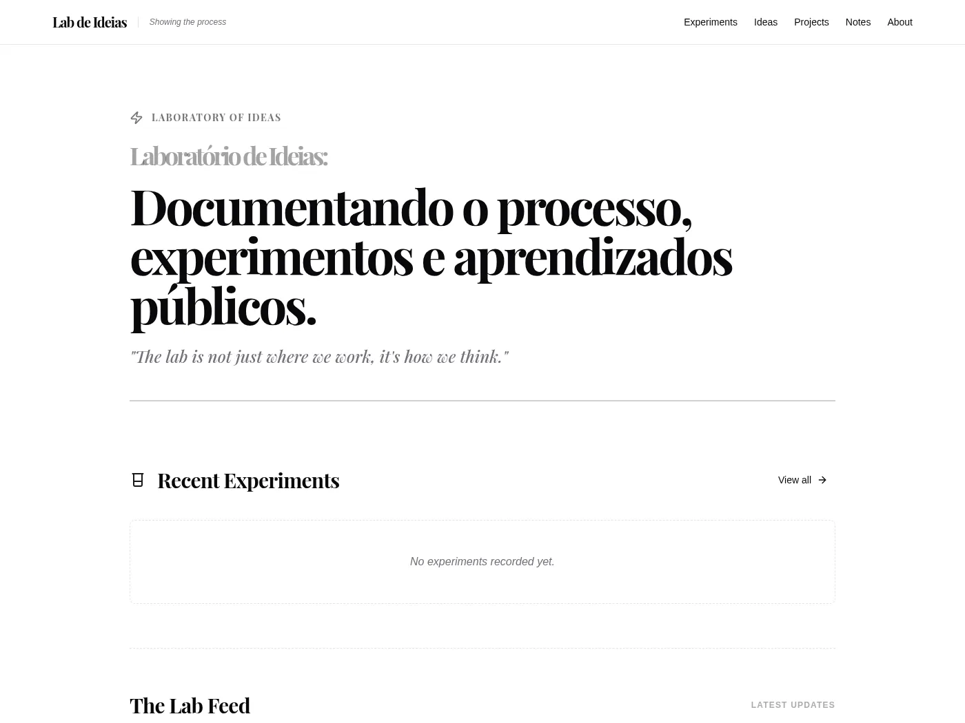 Laboratório de Ideias