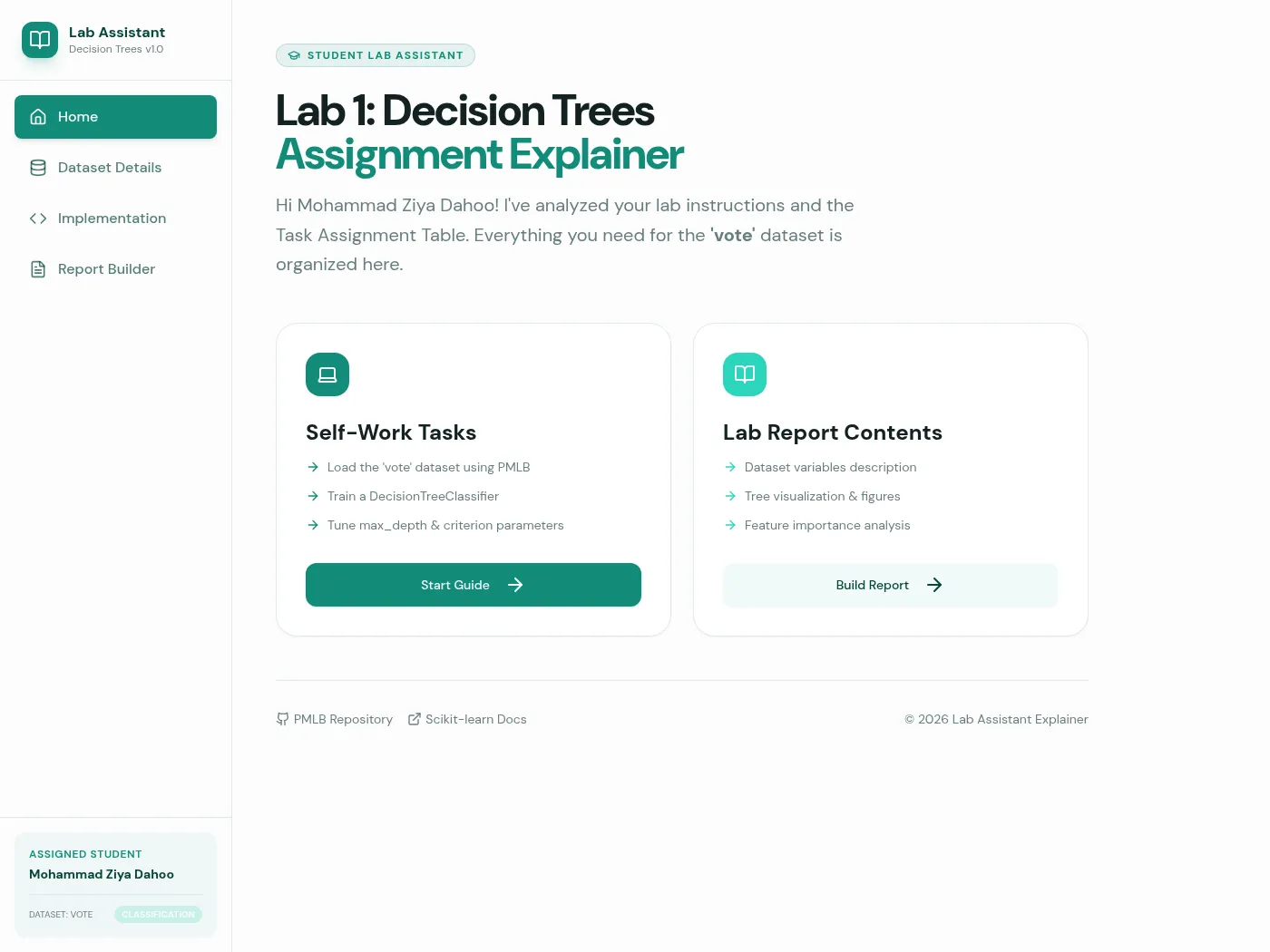 Lab Assignment Explainer