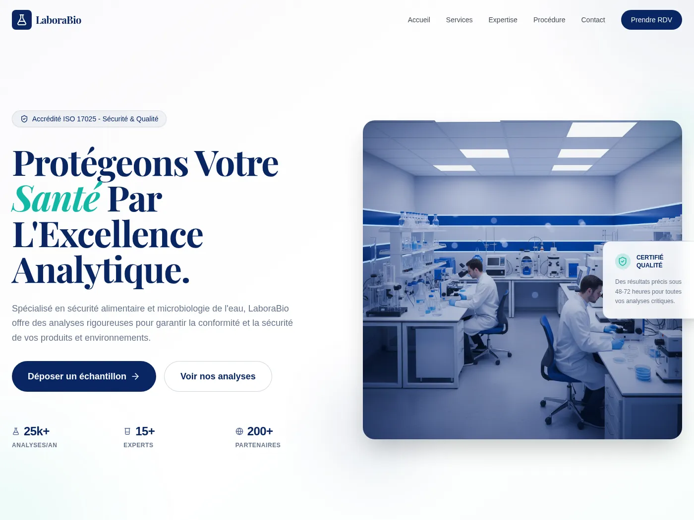 LaboraBio Web Portal