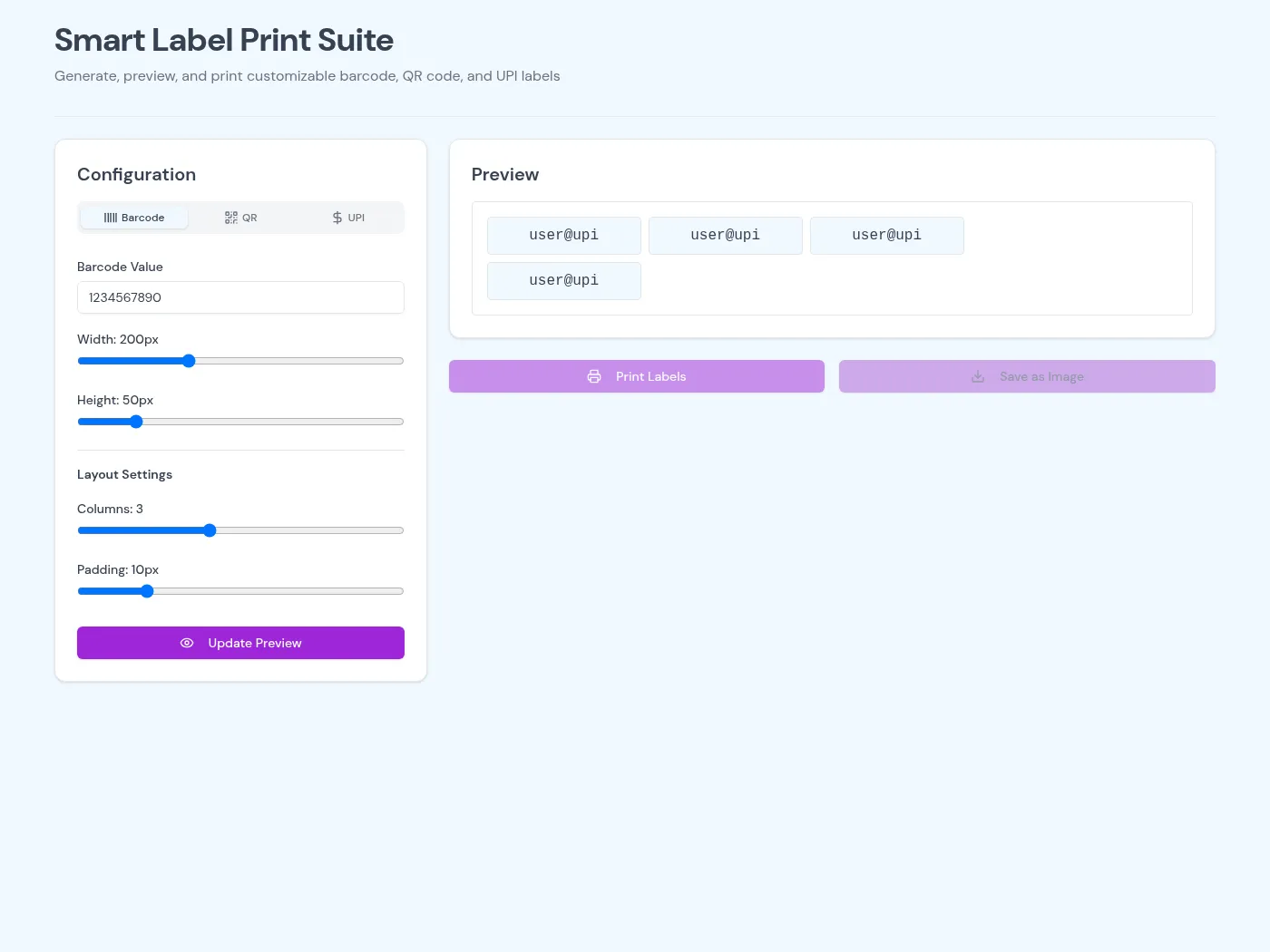 Smart Label Print Suite