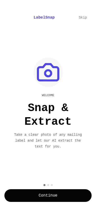 LabelSnap QR Maker