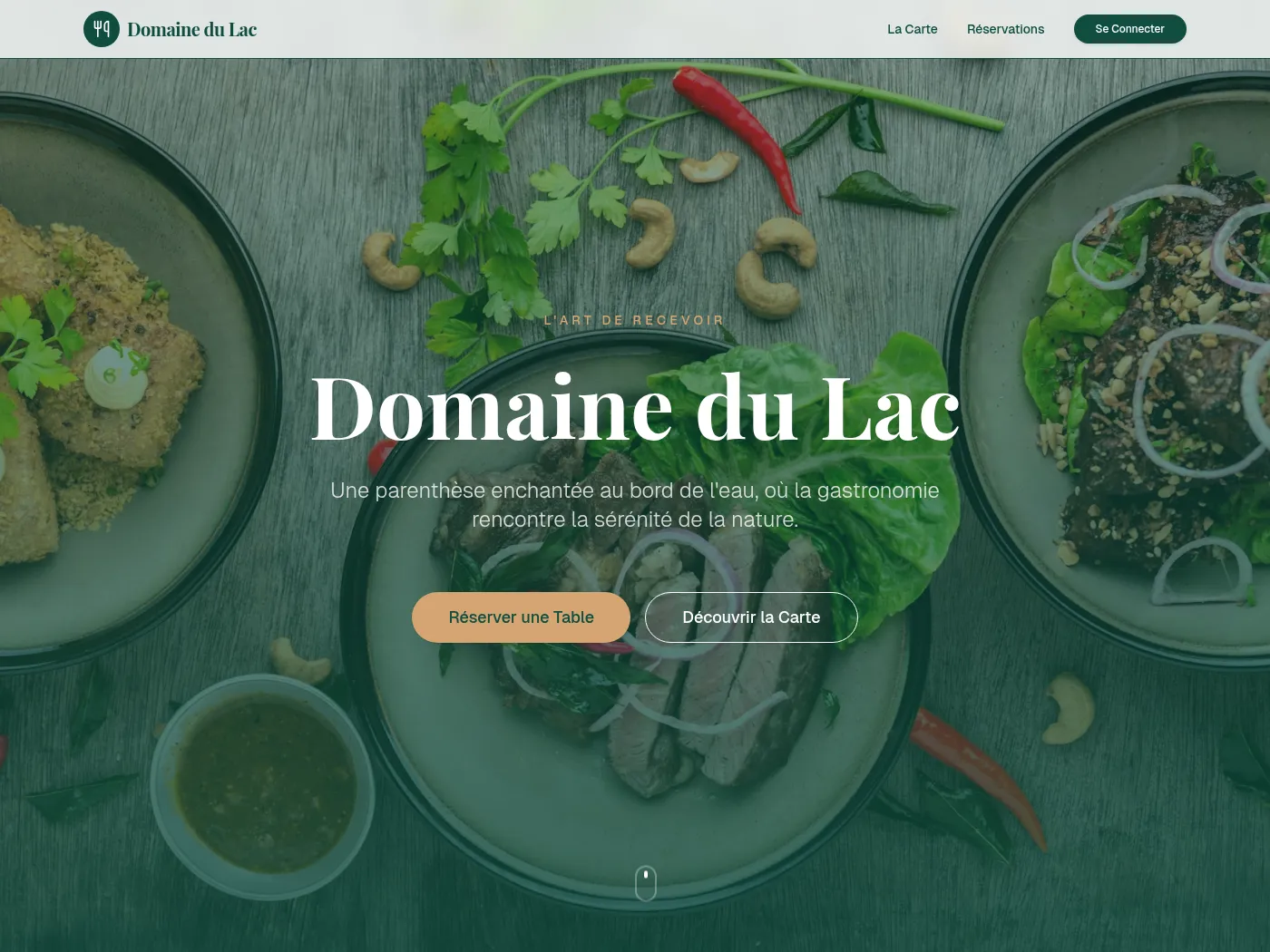 Domaine du Lac Site