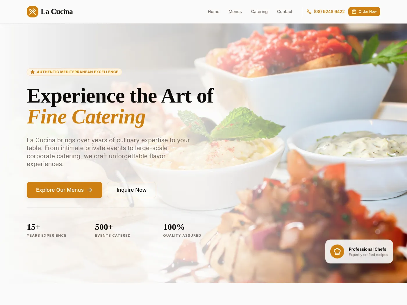 La Cucina Catering Portal