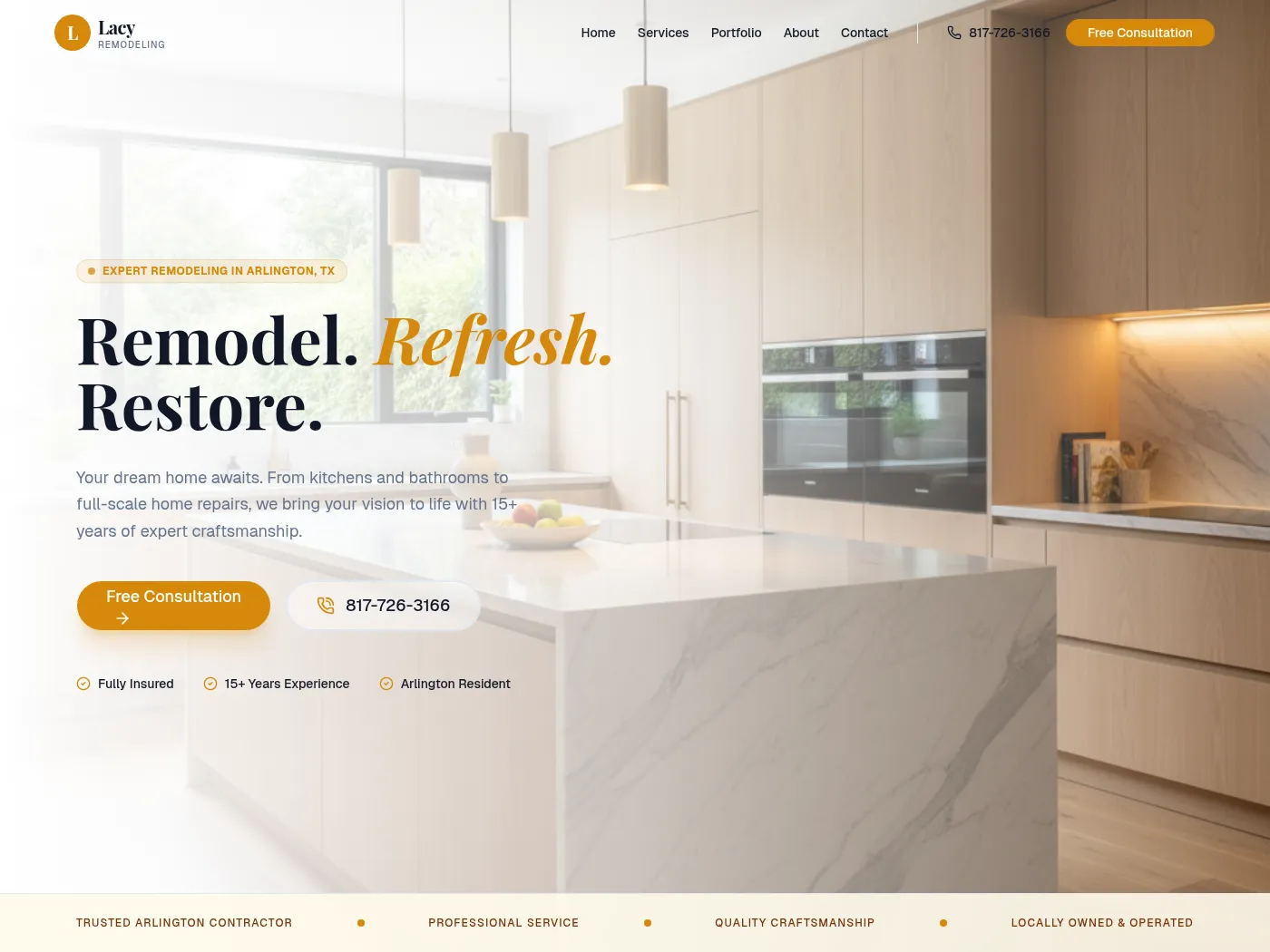 Lacy Remodeling Site