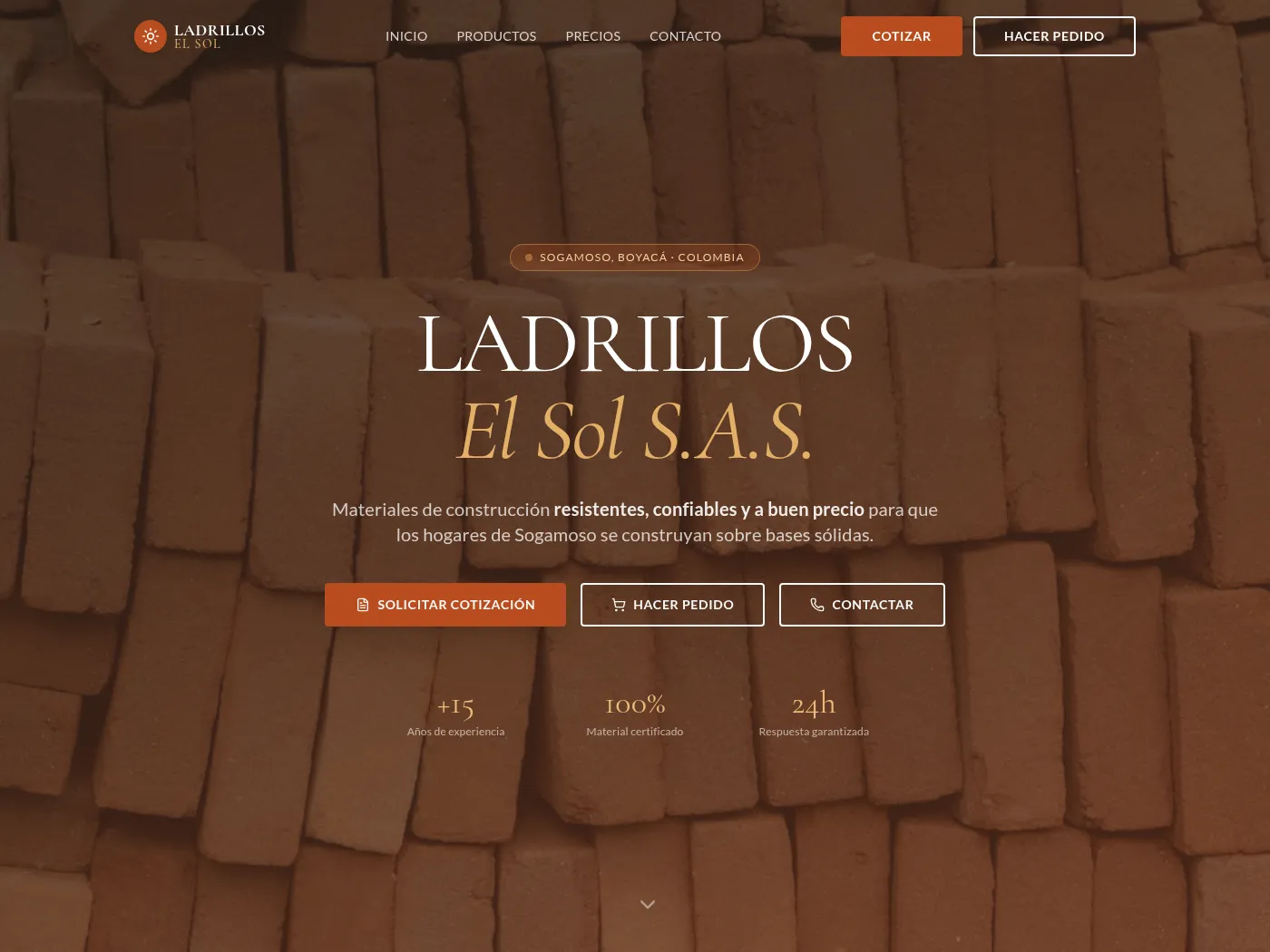 Ladrillos El Sol Web