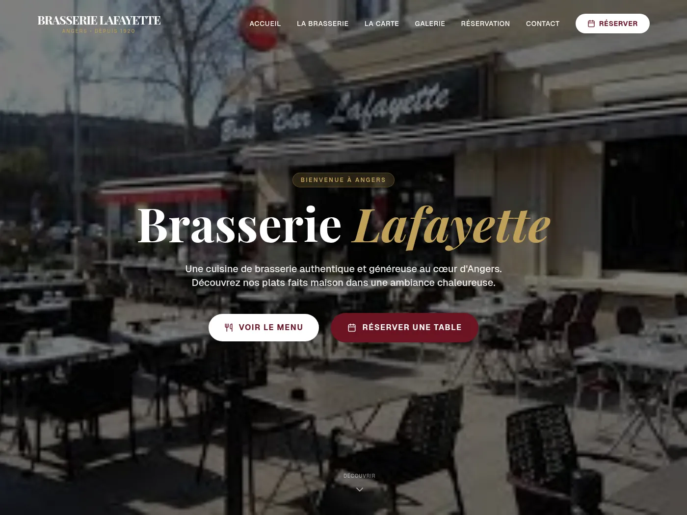 Brasserie Lafayette Web