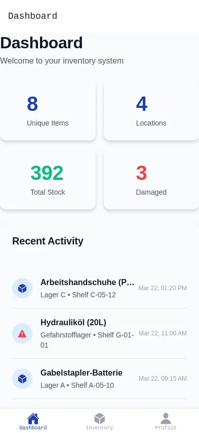 LagerManager App