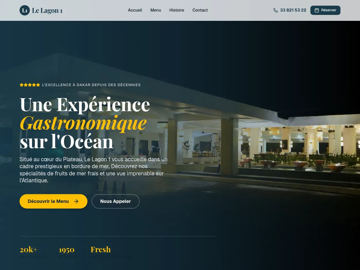 Le Lagon 1 Web Presence