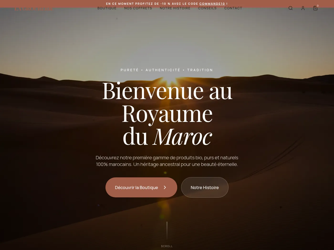 Lagrourerie Landing Page