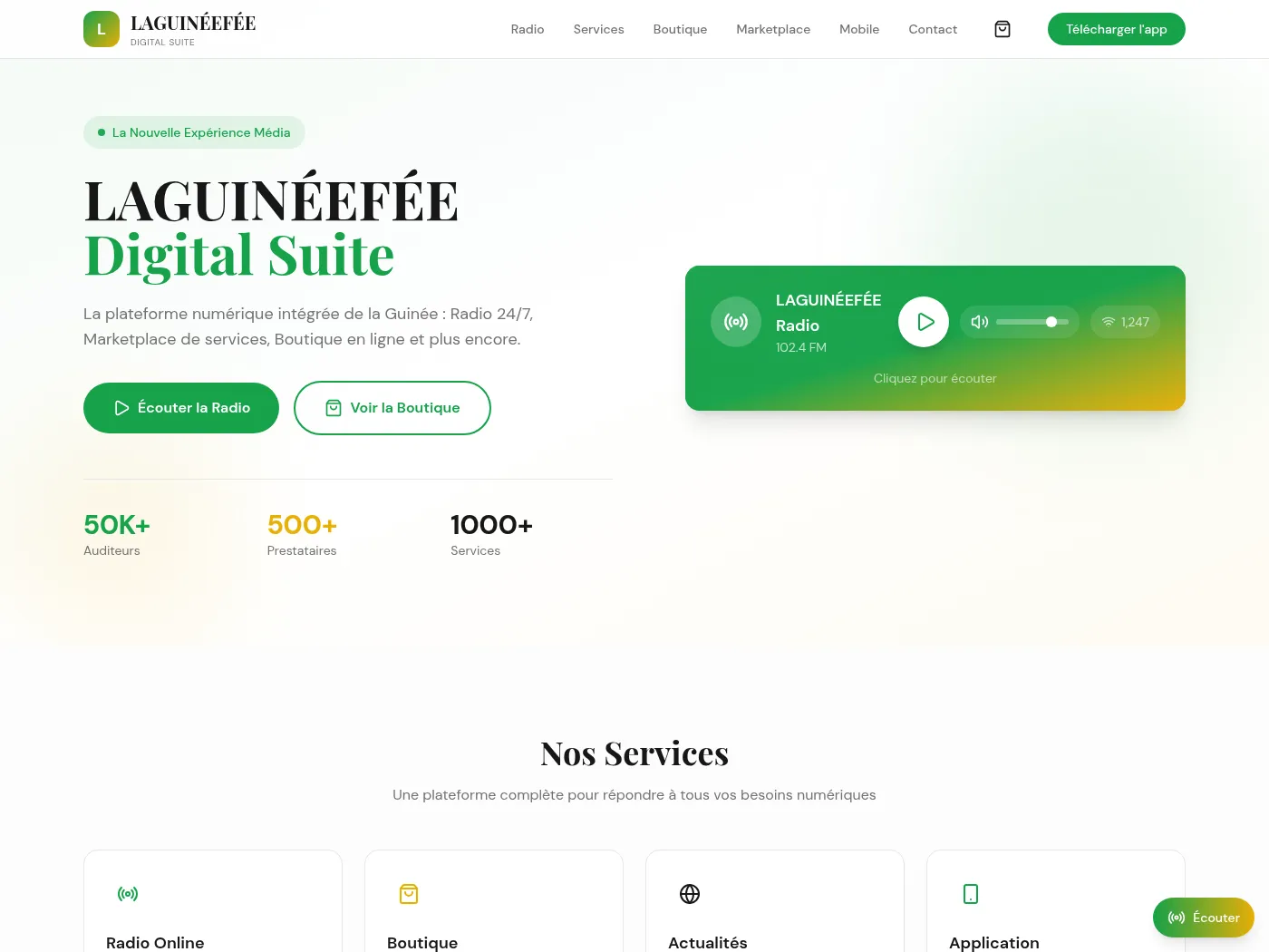 LAGUINÉEFÉE Digital Suite