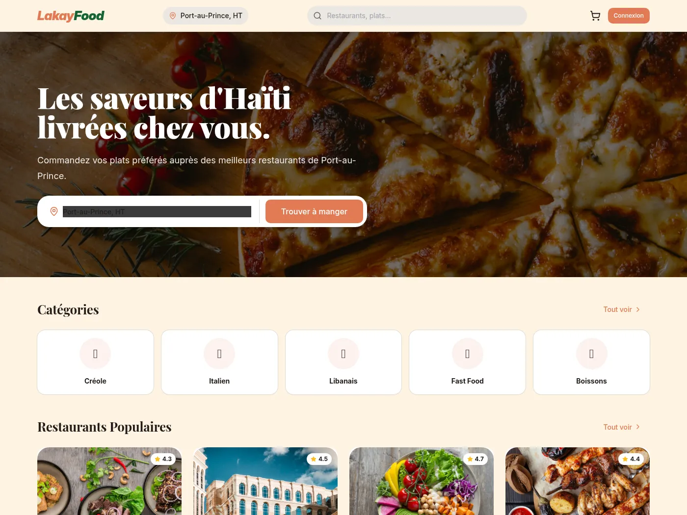 LakayFood Delivery App