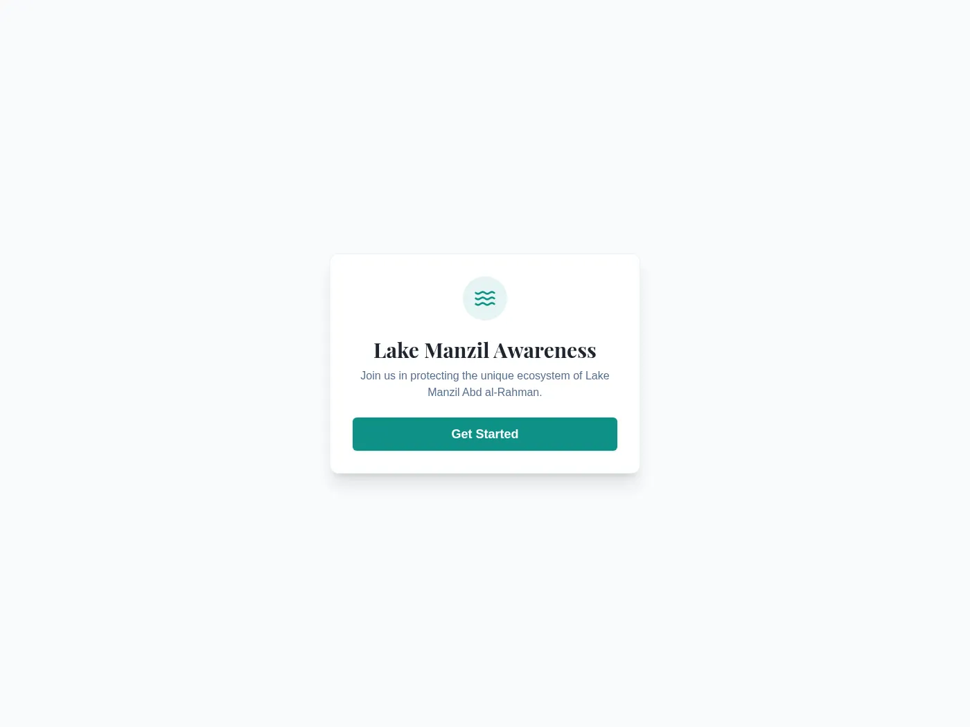 Lake Manzil Awareness Video