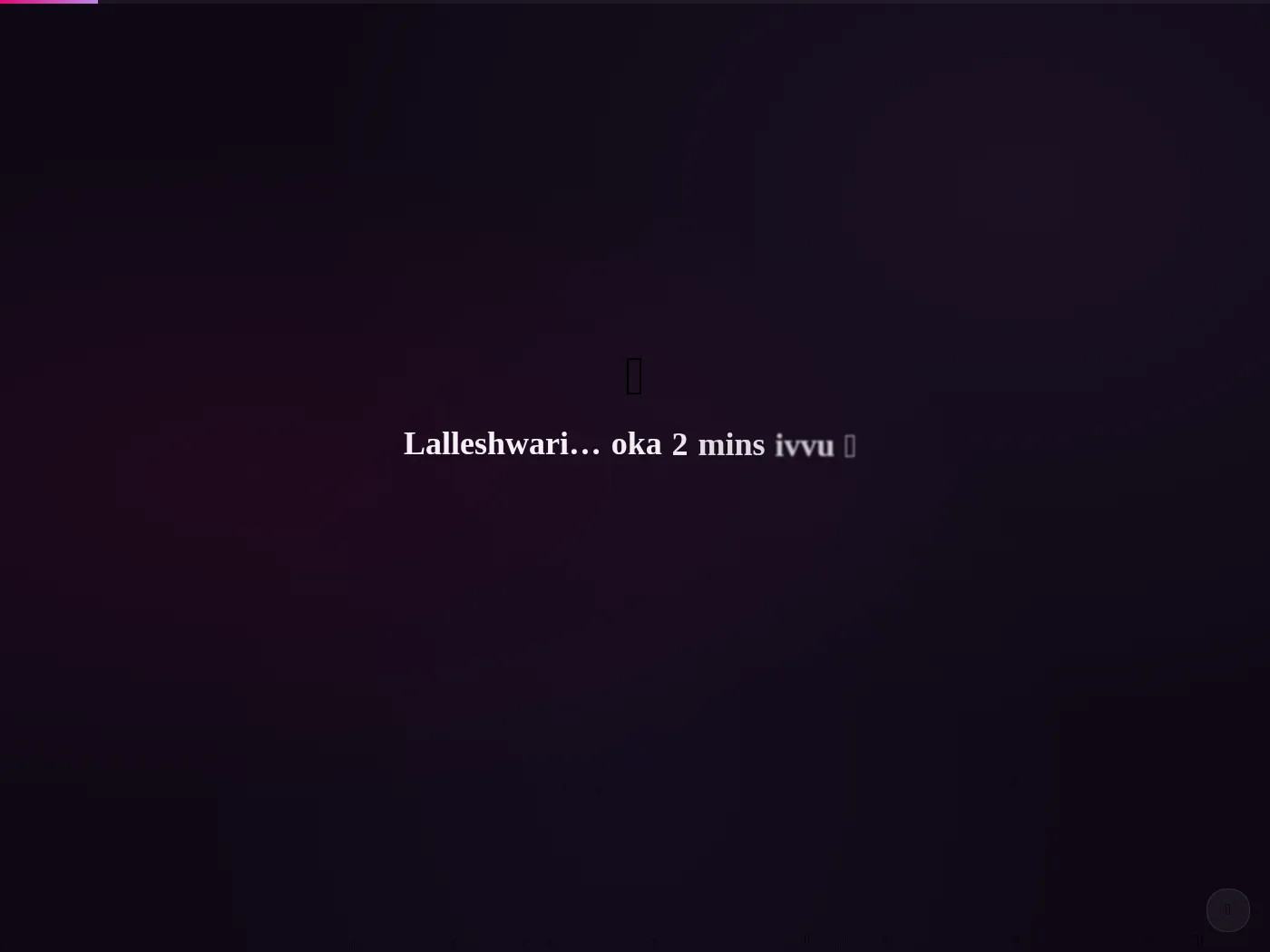 Lalleshwari Apology Story