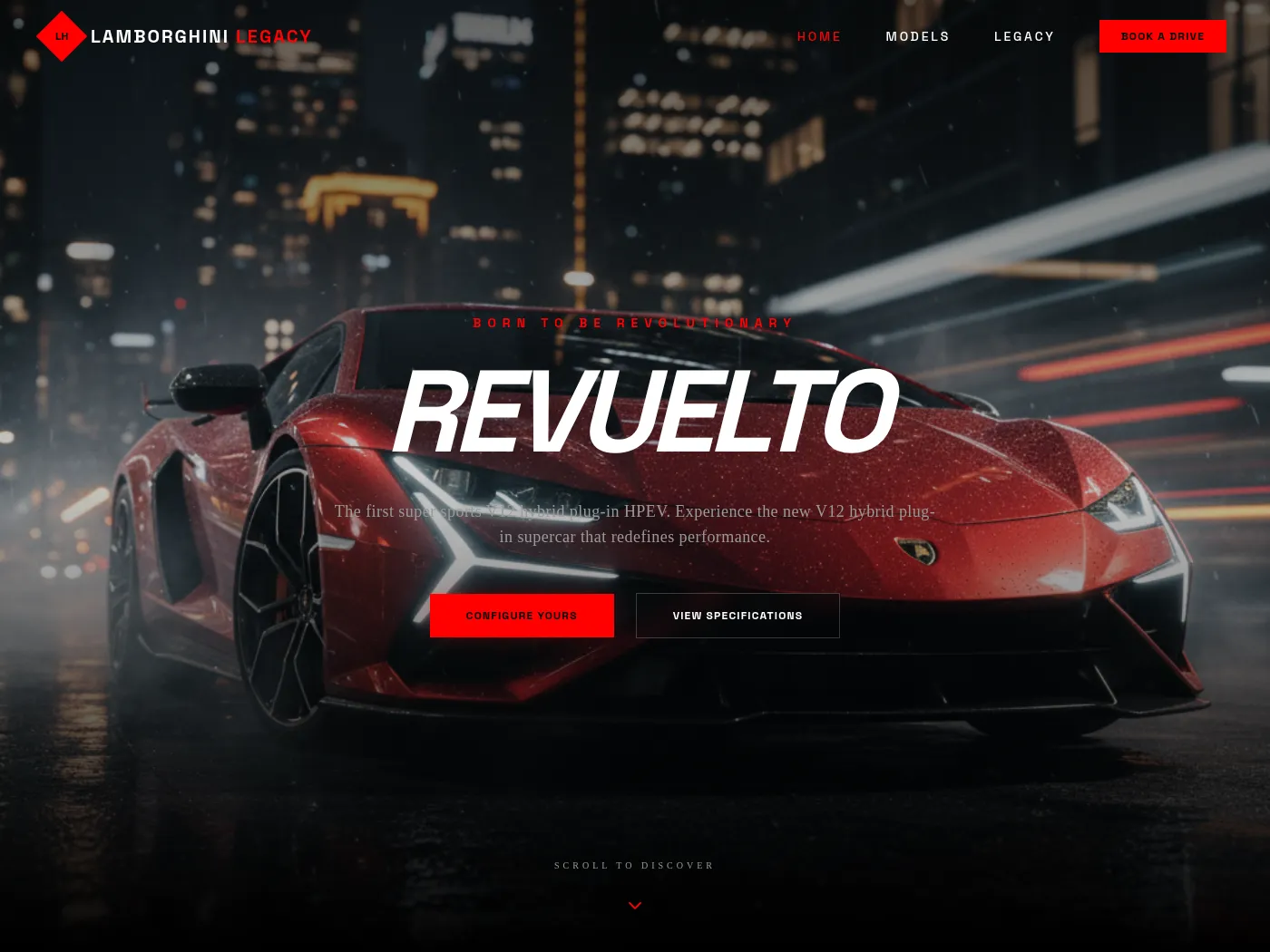 Lamborghini Legacy Hub
