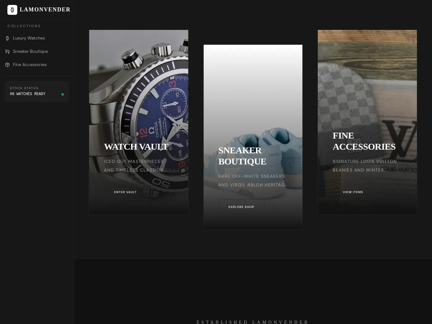 LamonVender Luxury Watches