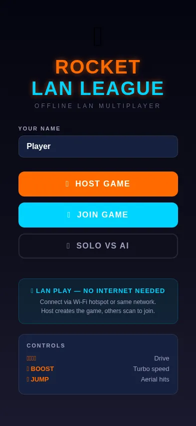 LAN Rocket League Lite