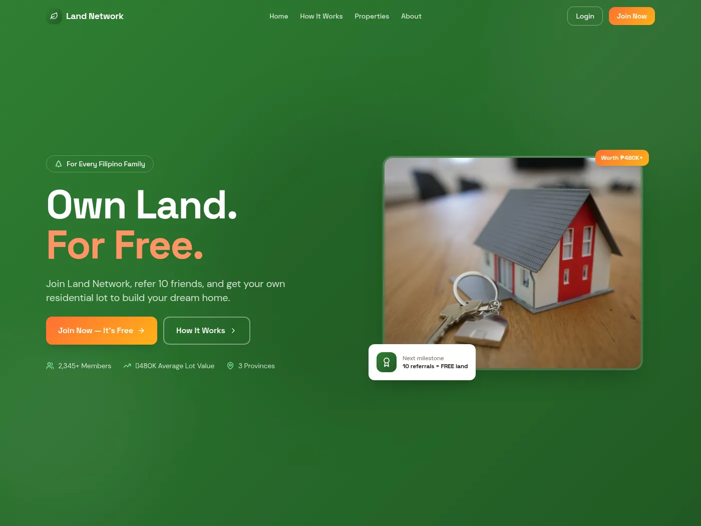 Land Network MVP