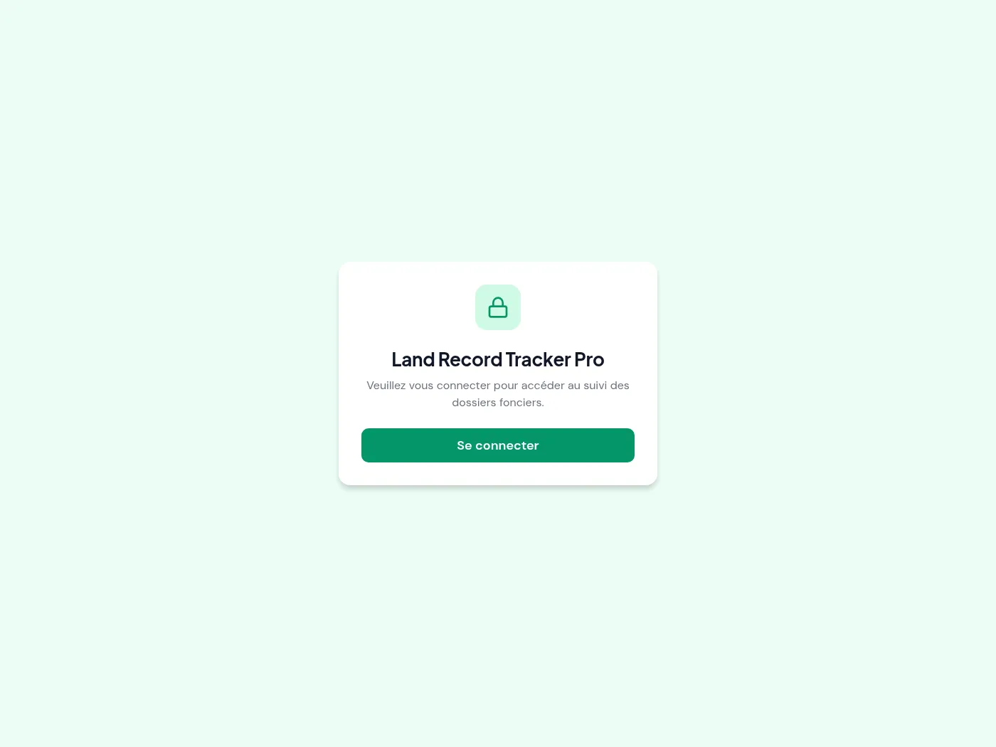 Land Record Tracker Pro