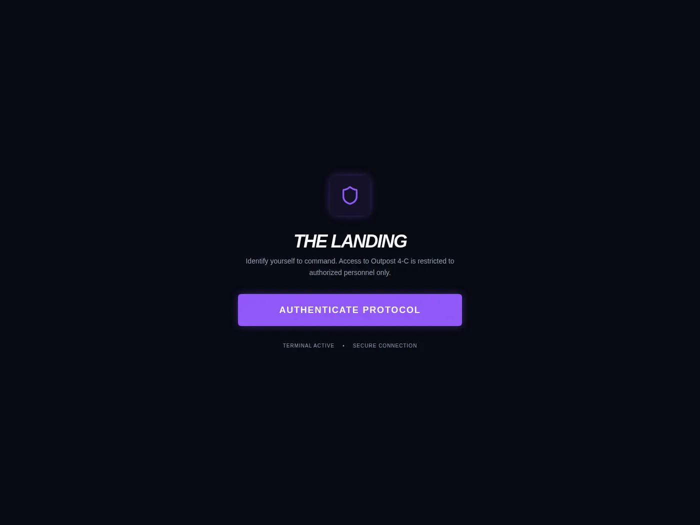 THE LANDING: First Contact
