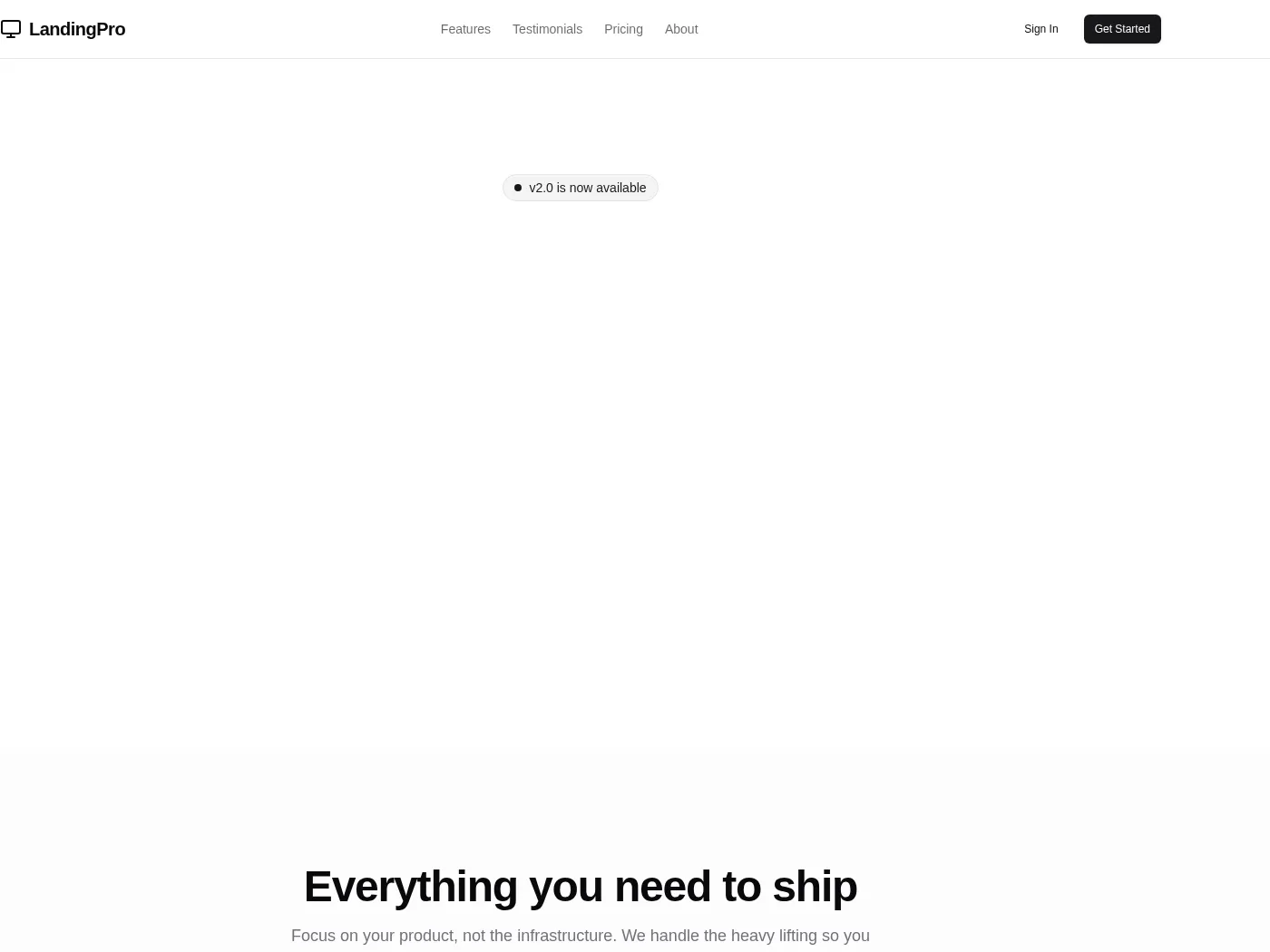 Landing Page Pro