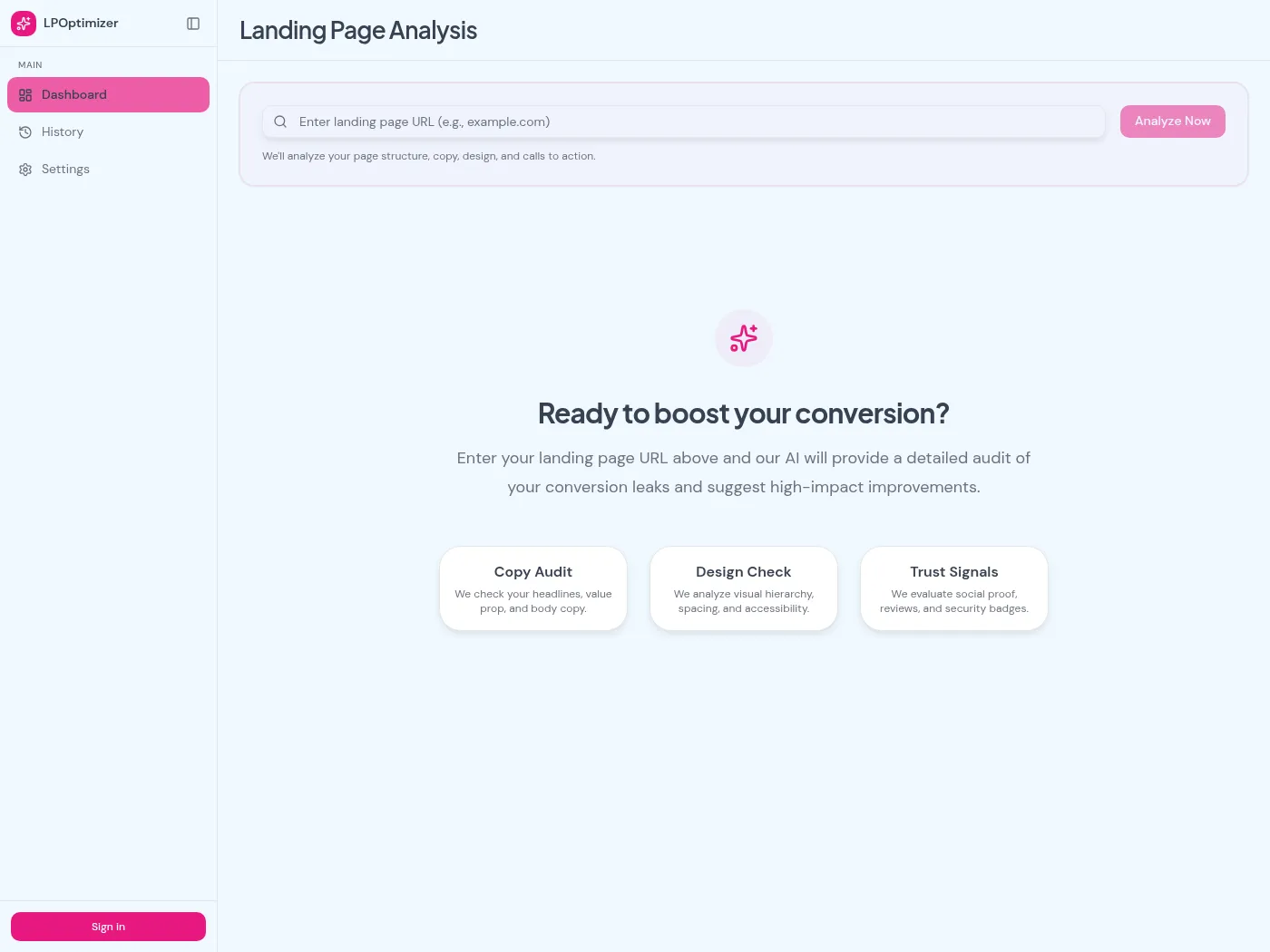 Landing Page Optimizer