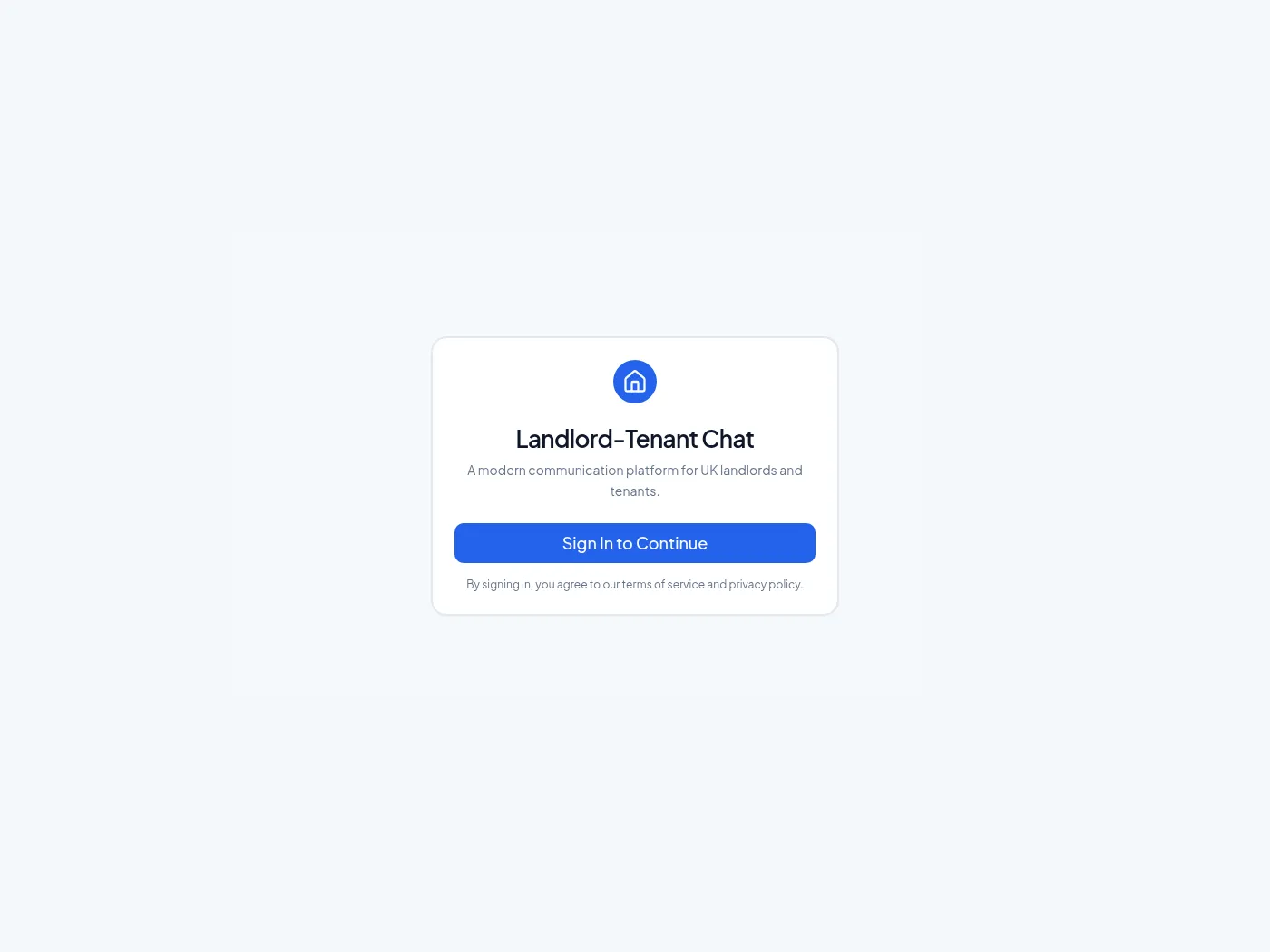 Landlord-Tenant Chat