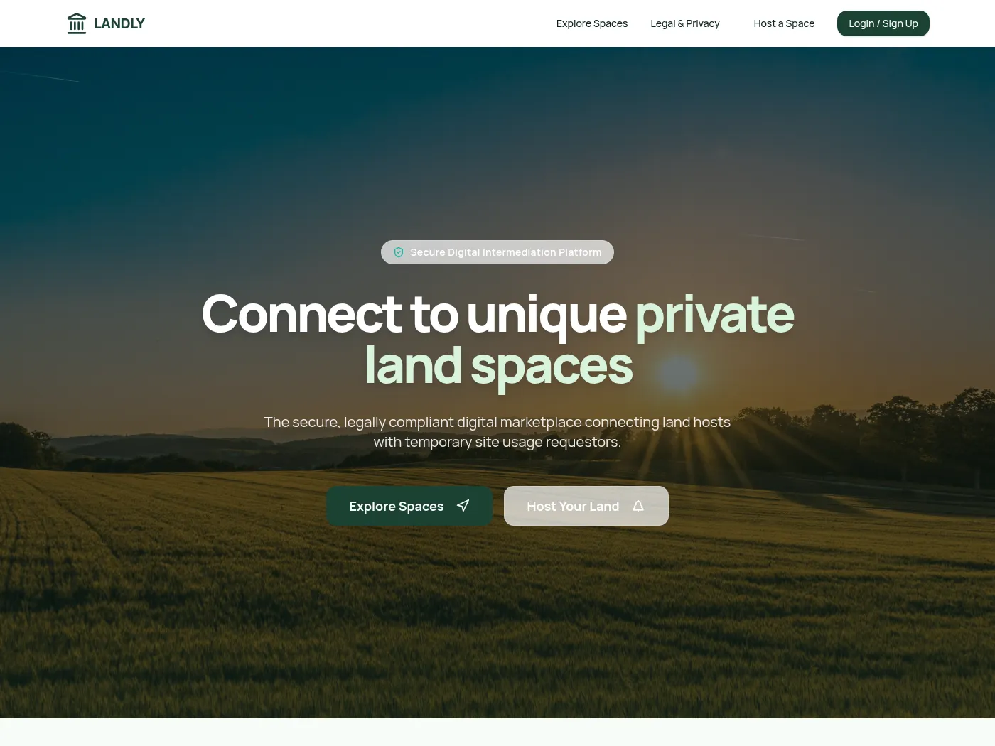 Landly Spaces Marketplace