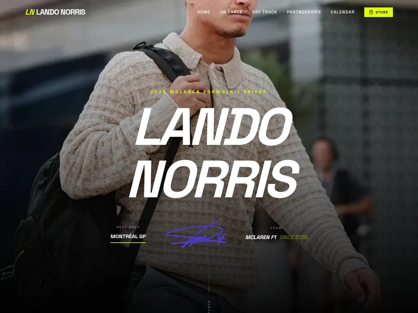 Lando Norris Clone
