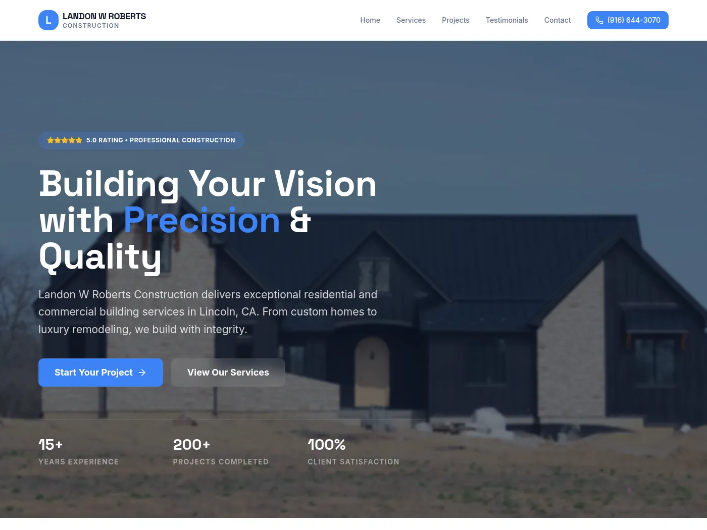 Landon Construction Site