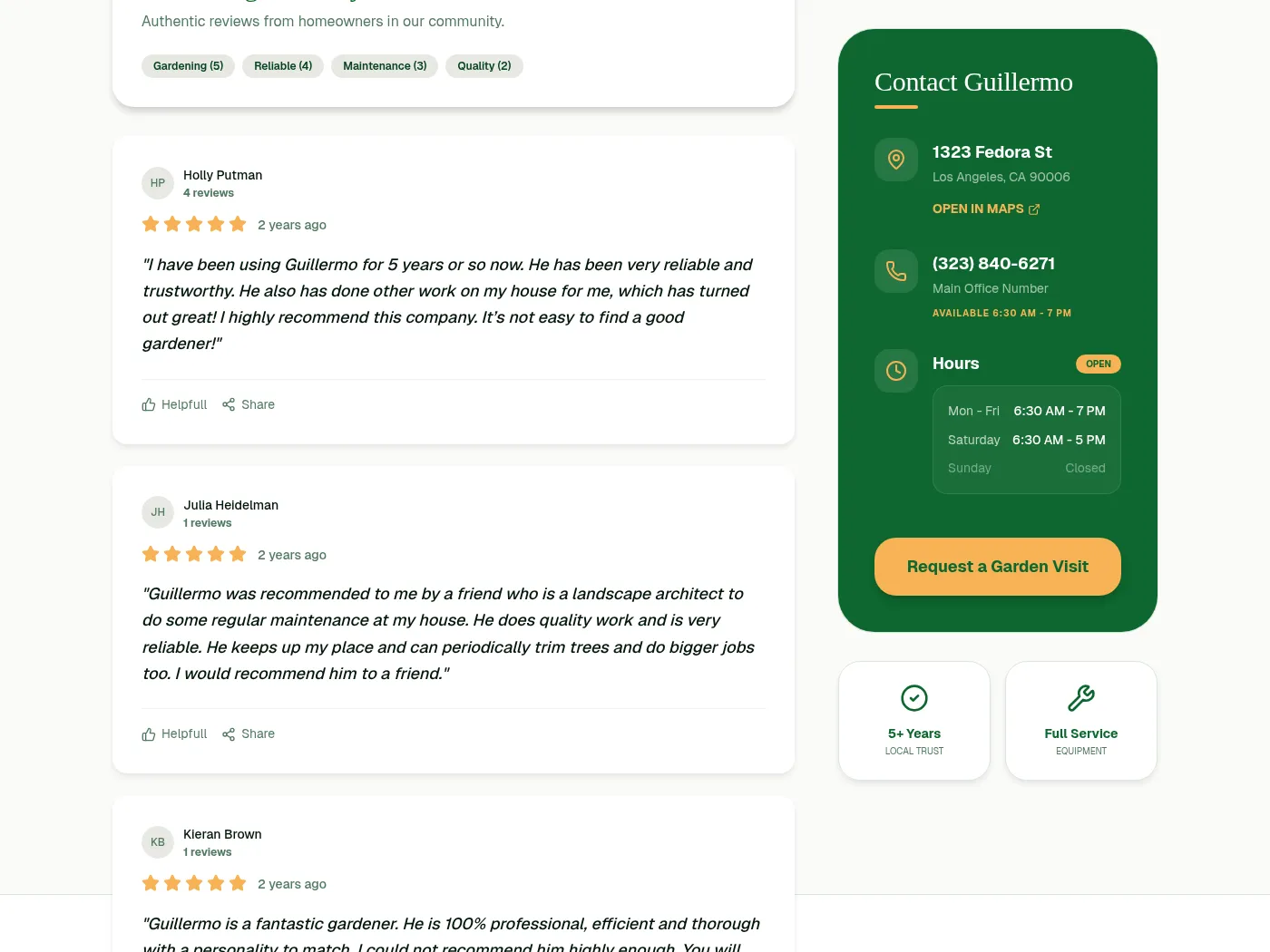 Cruz Landscape Reviews Hub