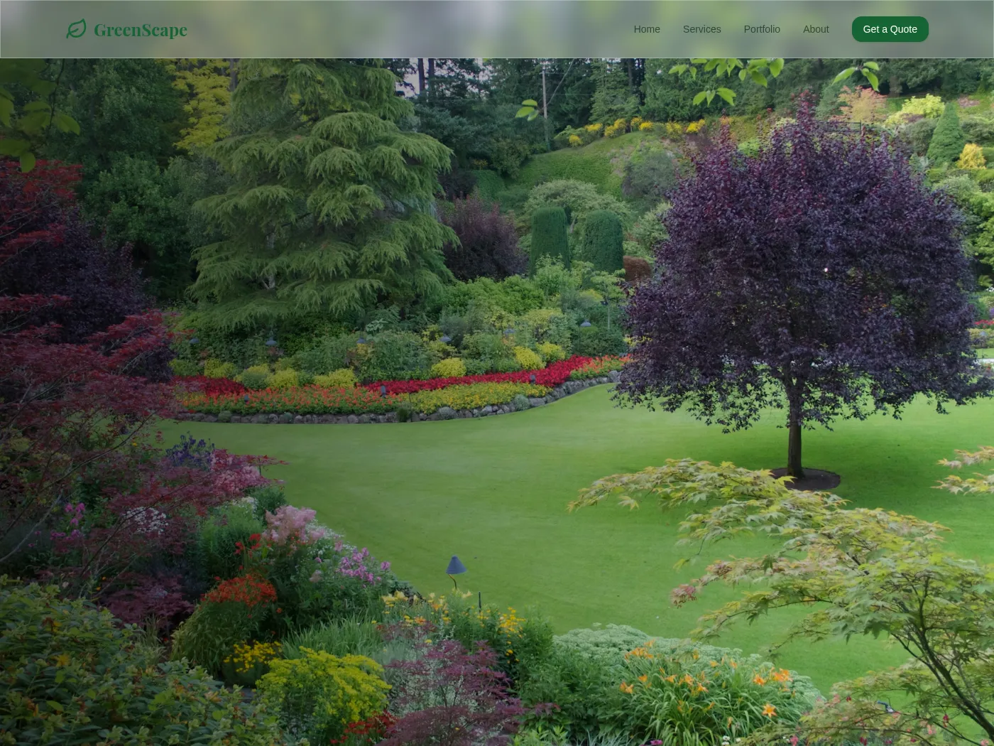GreenScape Web Portal