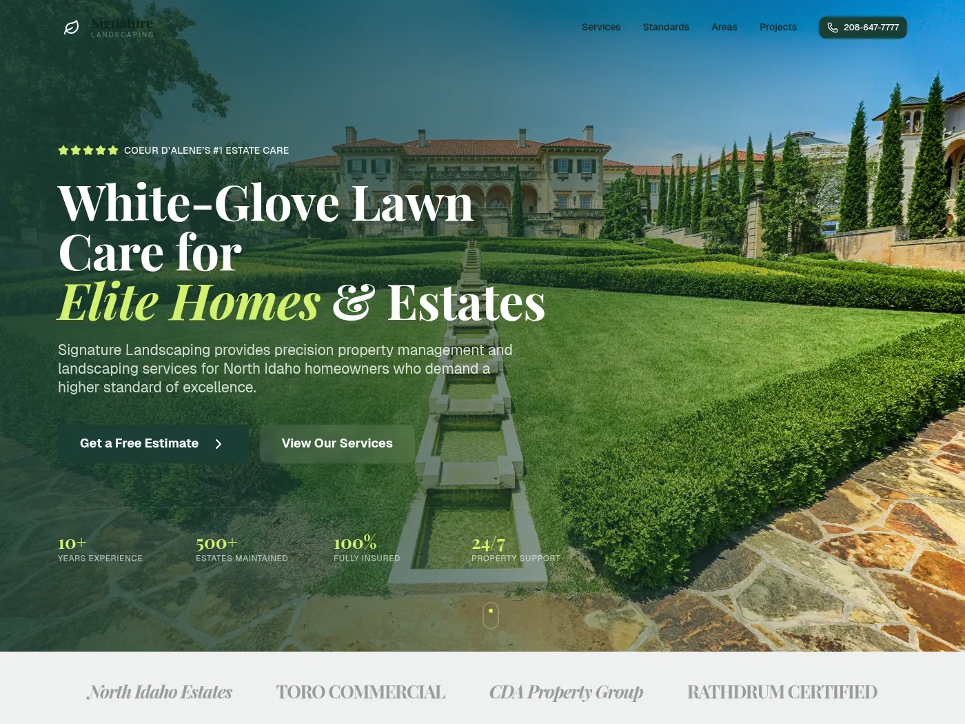 Signature Landscaping Page