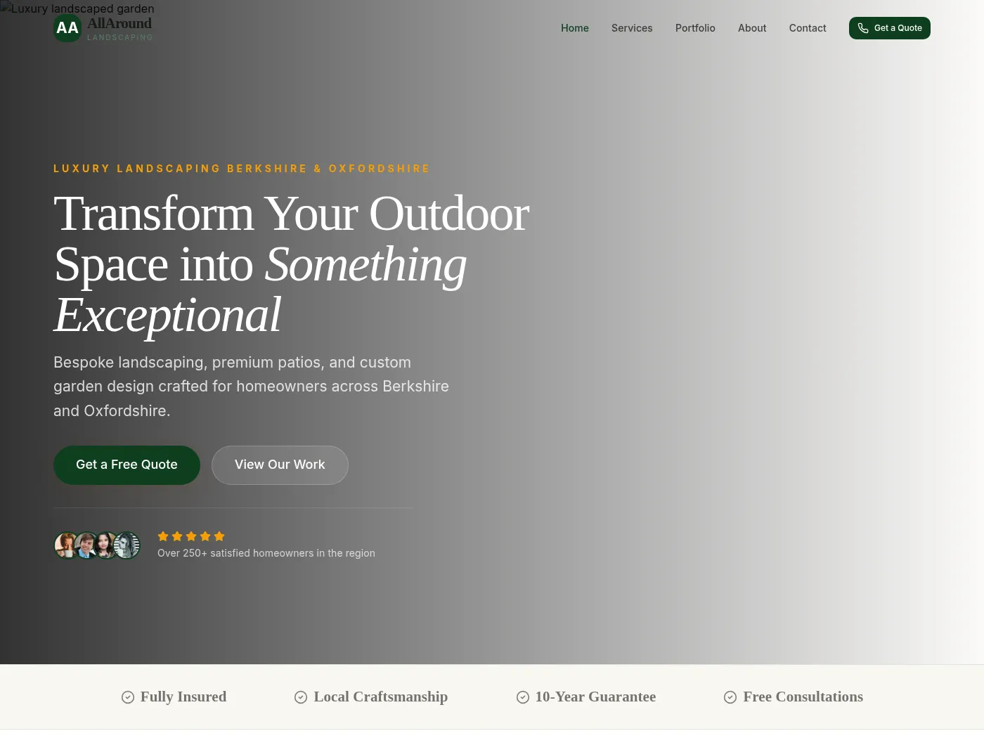 AllAround Landscaping Site