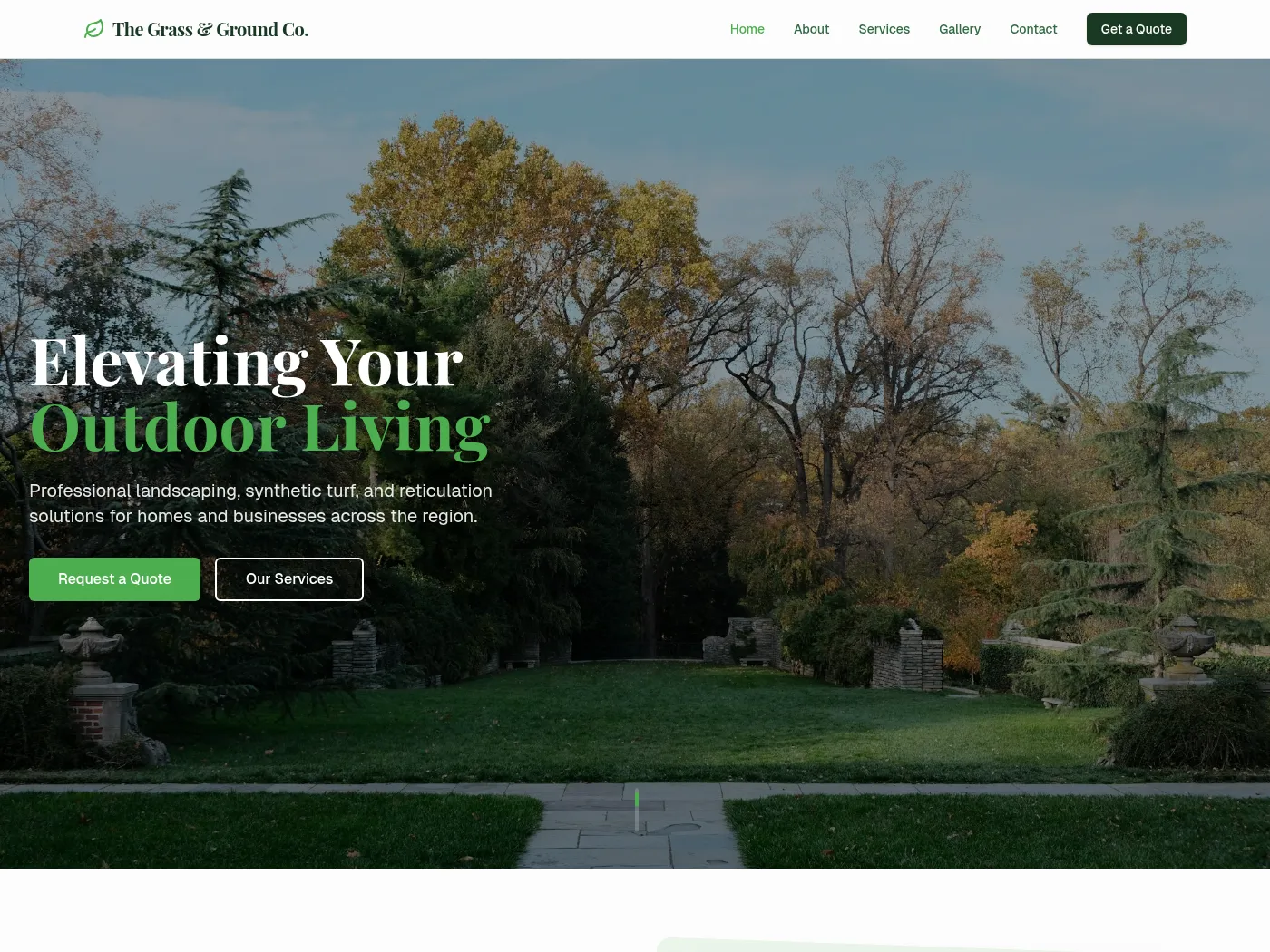 Grass & Ground Landing Site