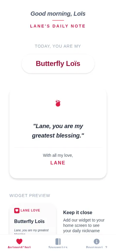 Lane Love Notes