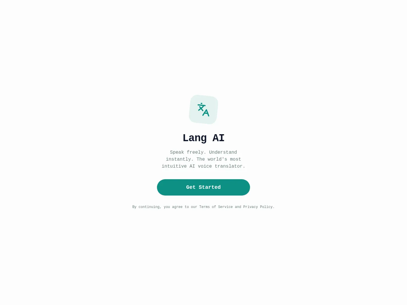 Lang Translator App