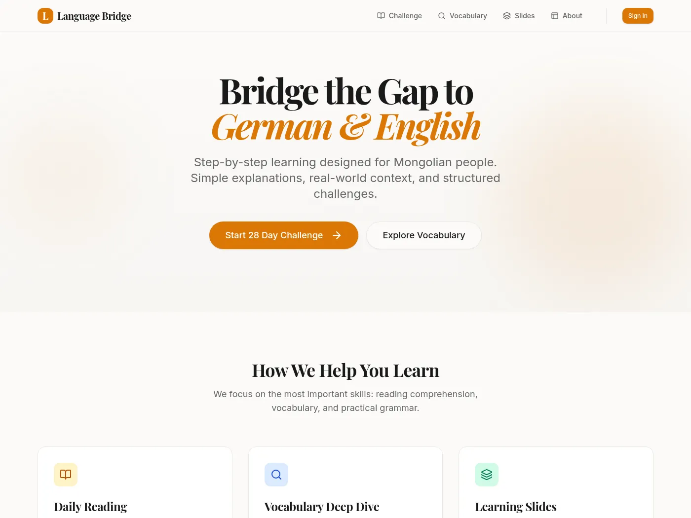 Language Bridge