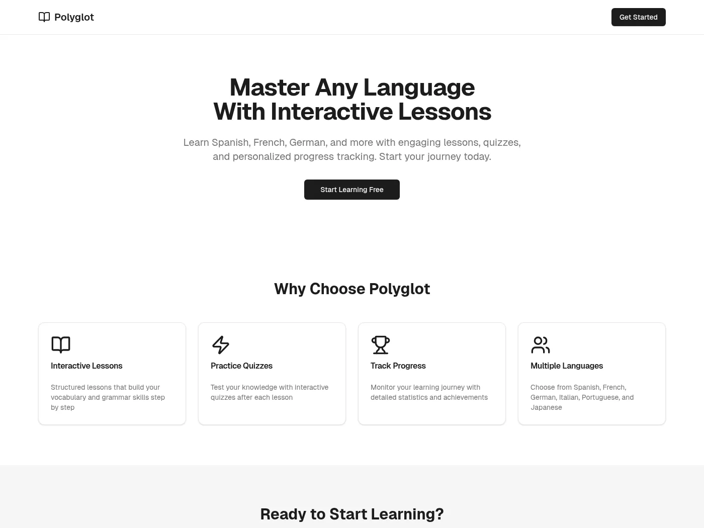Polyglot Learning Hub
