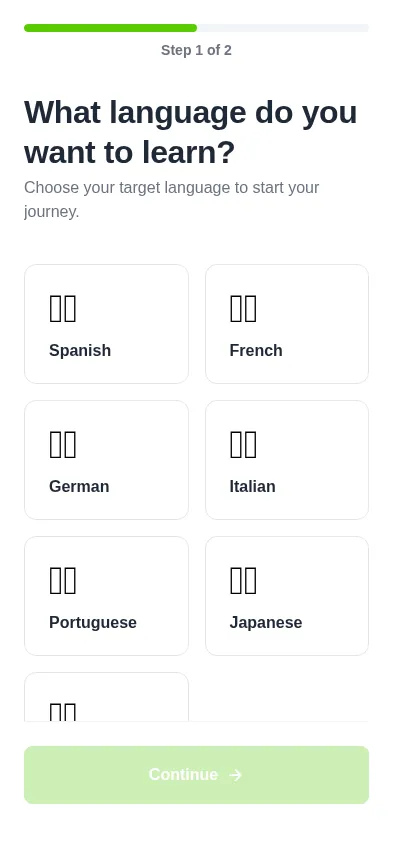 Daily Language Sprint