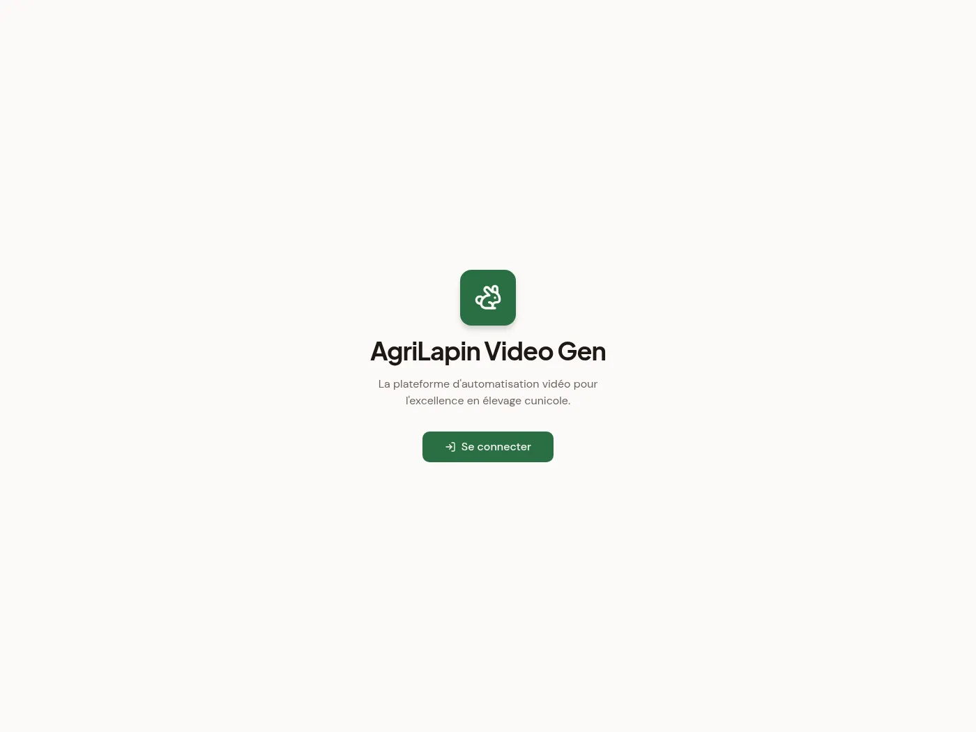 AgriLapin Video Generator