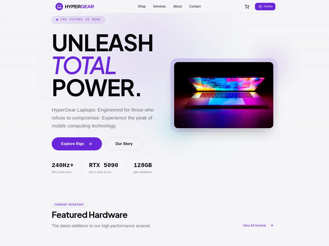 Laptop Shop Web App