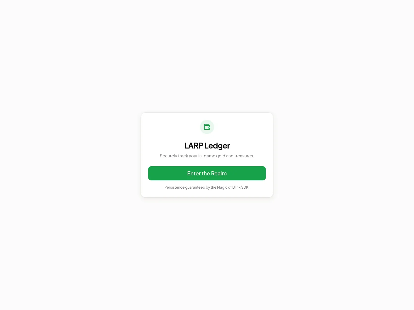 LARP Ledger