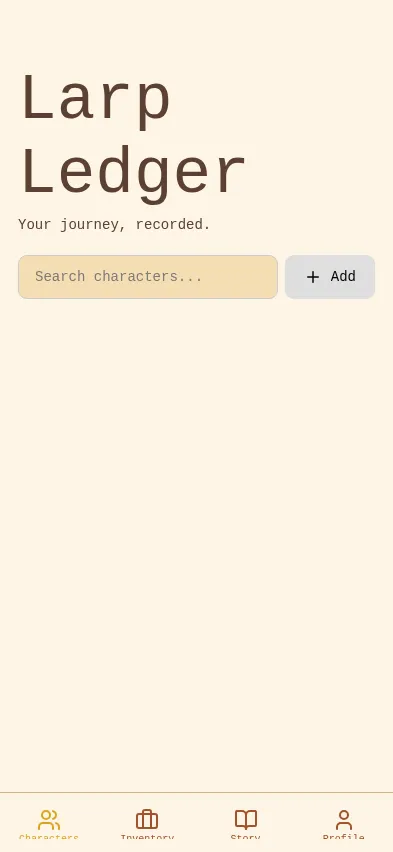 Larp Ledger