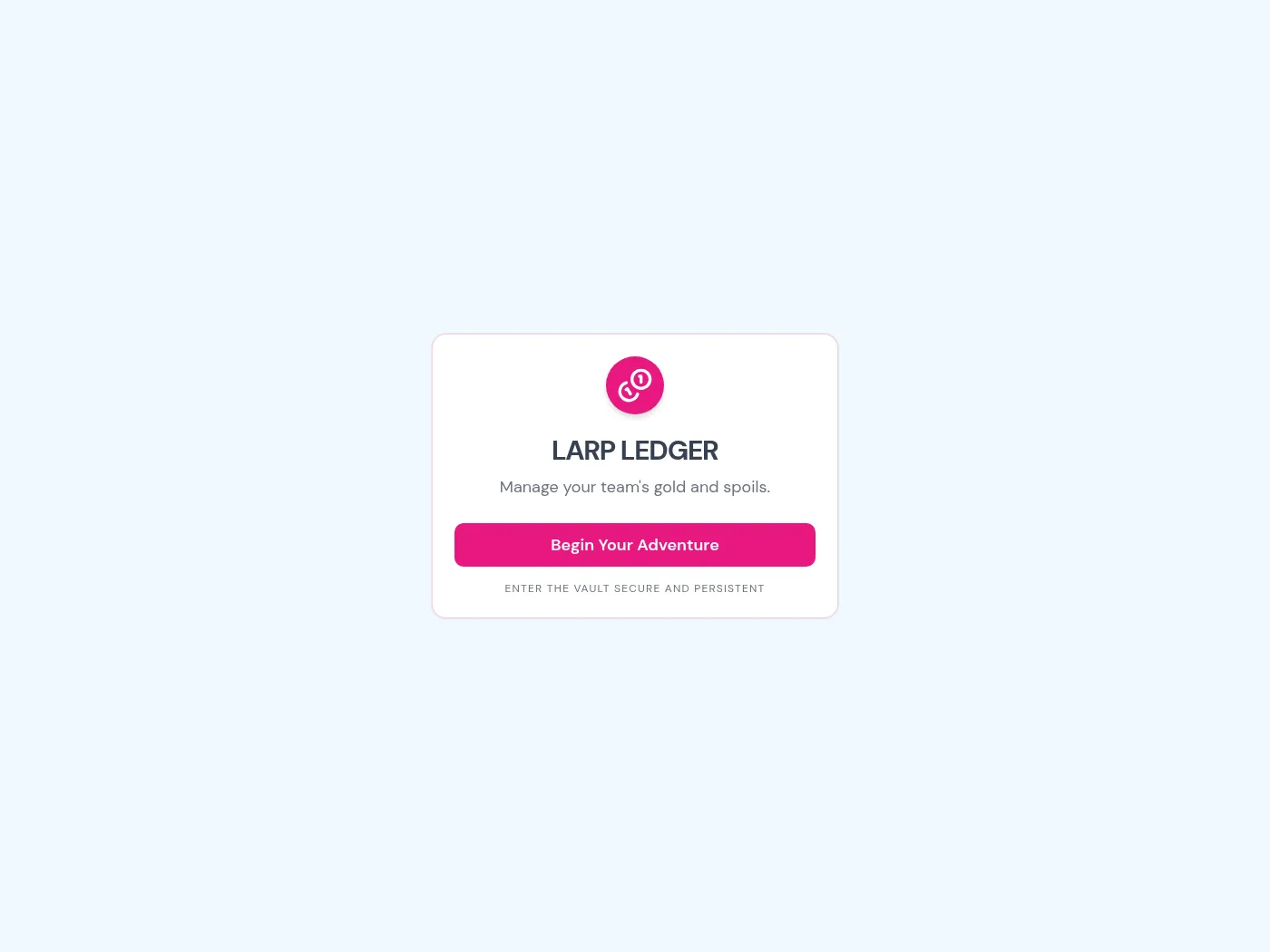 LARP Ledger